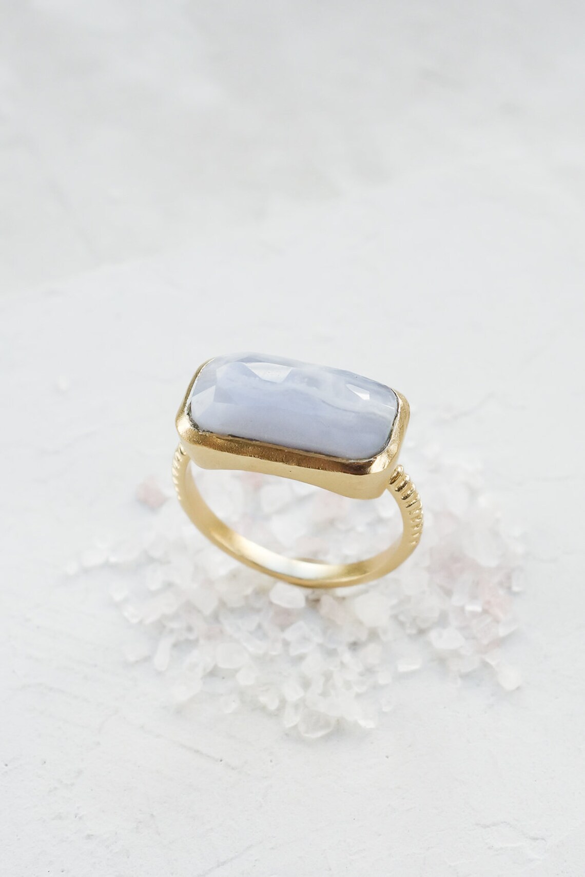 Cabo Ring Element Ring Semi Precious Stone Gold And Silver | Etsy