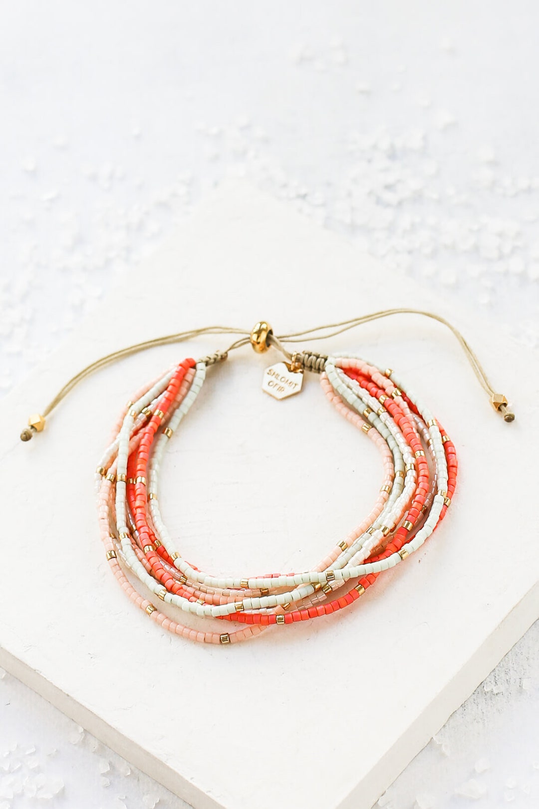 Corfu Bracelet, Beaded Gold Bracelet, Beaded Bracelet, Bohemian, Gypsy ...