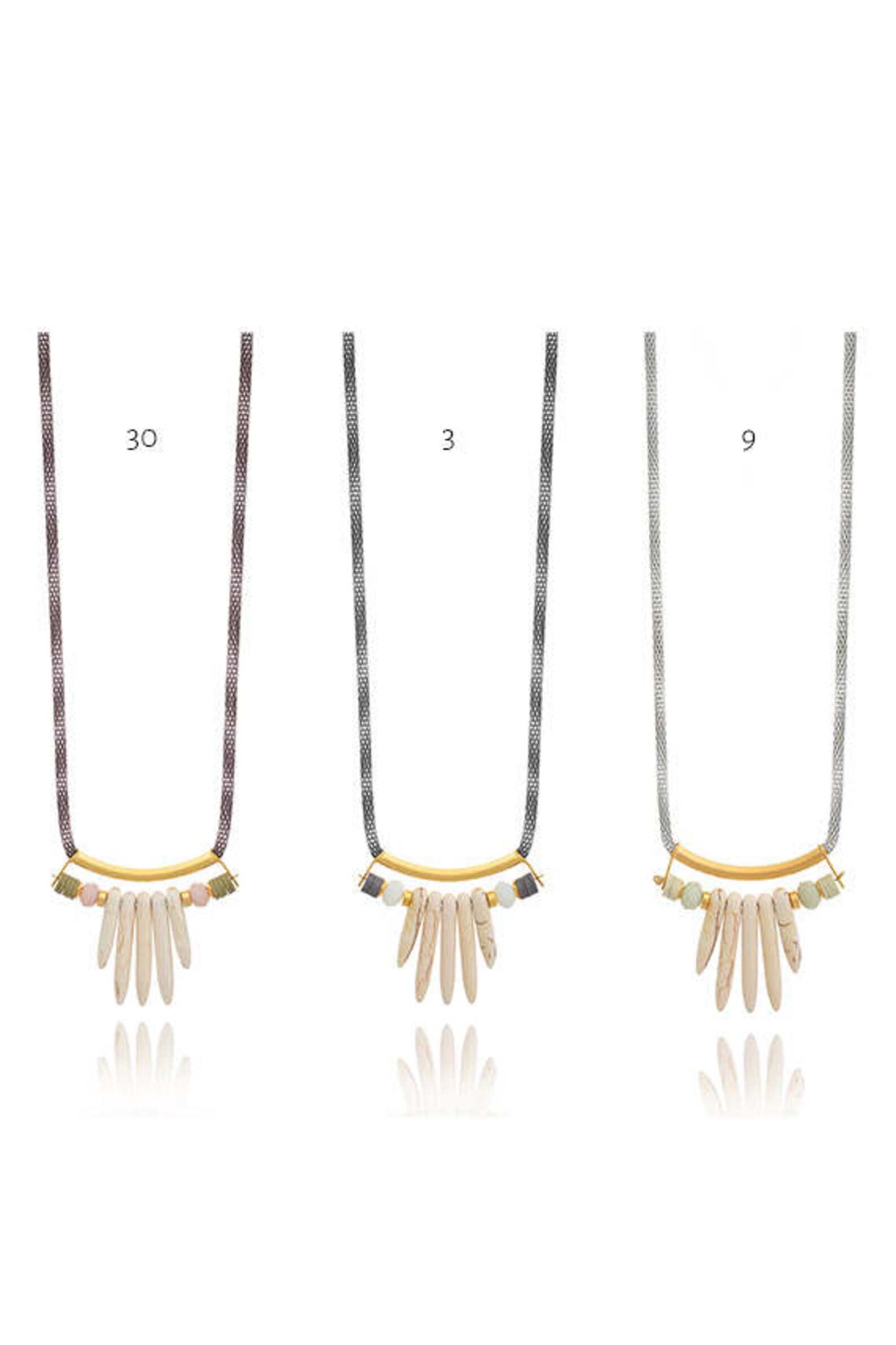 Long Mojave Necklace Long Statement Necklace Boho Necklace - Etsy