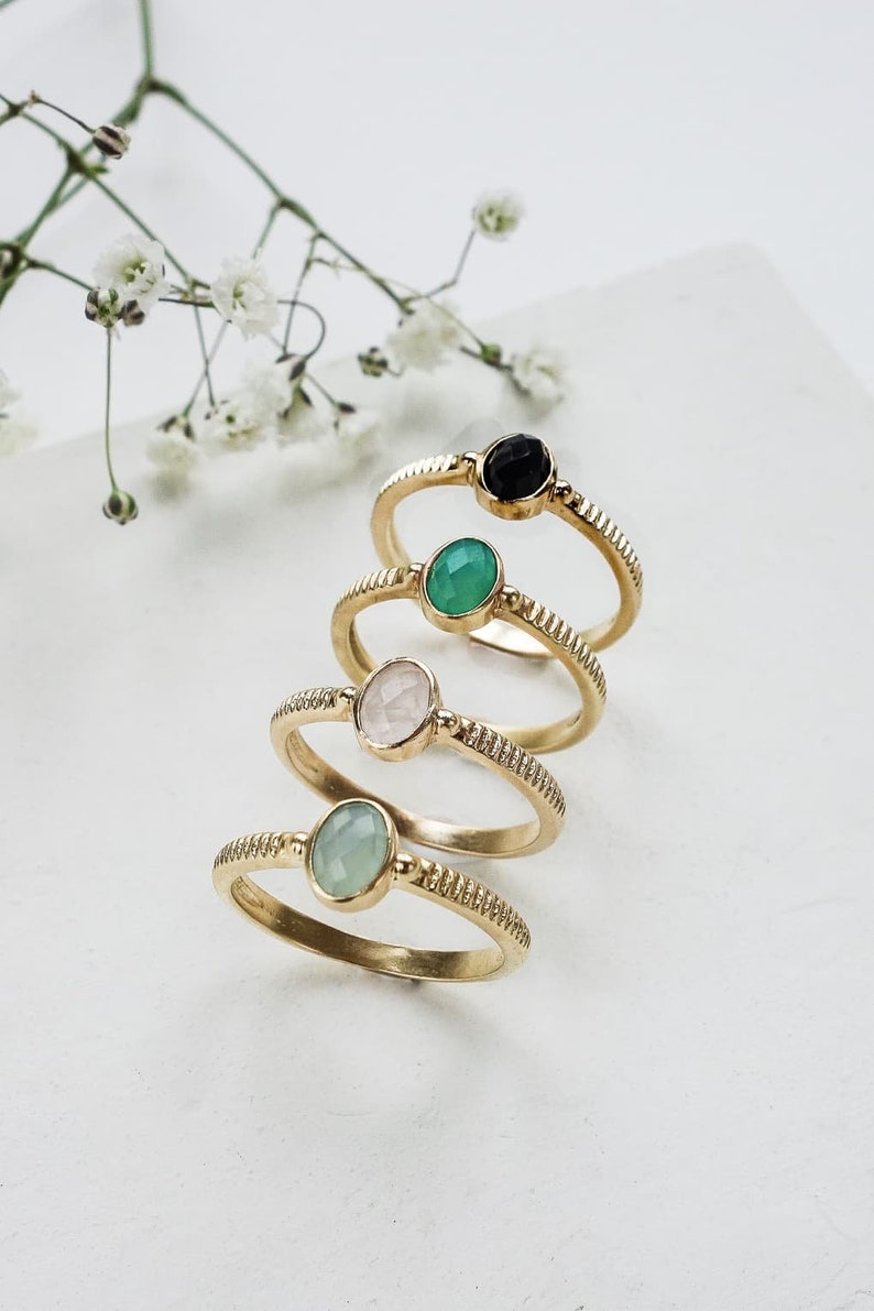 Rosemary Ring Botanic Ring Stone Ring - Etsy