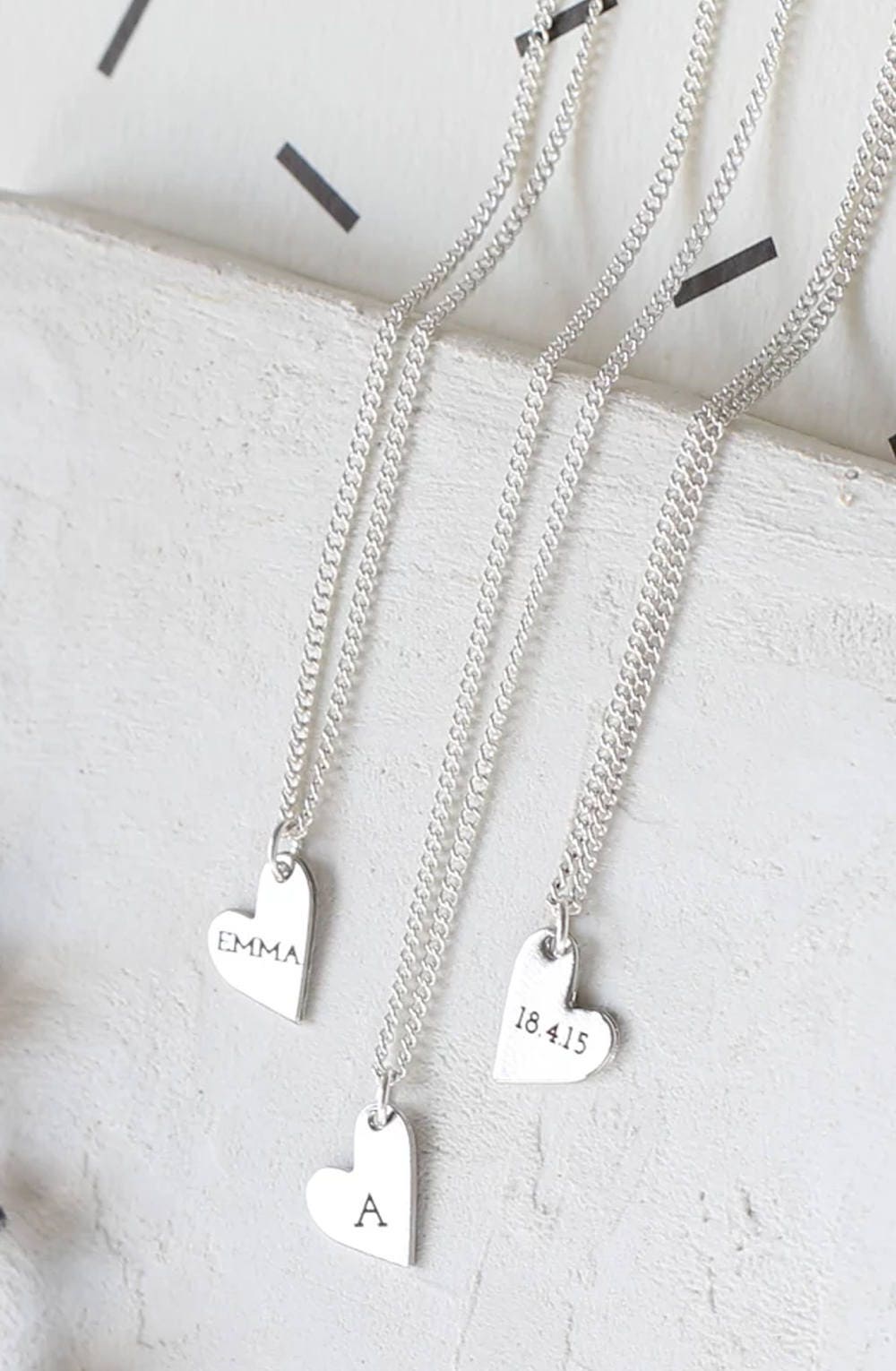 Custom Engraved Heart Necklace Personalized Engraving Heart - Etsy Israel