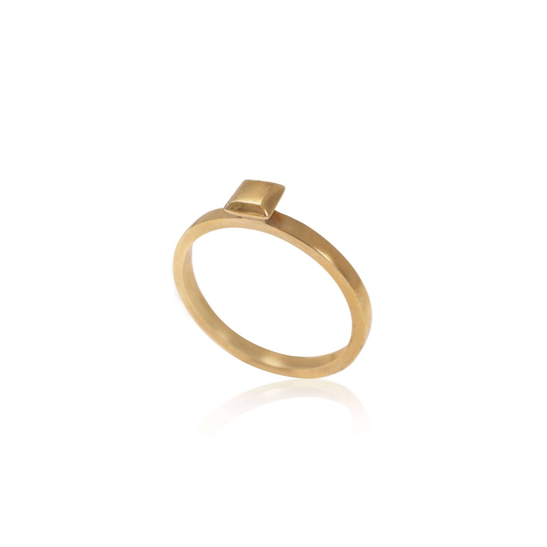 Solid Gold Princess Ring, Solid Gold Rings, Engagement Rings, Promise ...