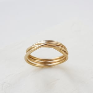 Roots Ring, Gold Texture Ring, Gold Round Ring, Dainty Ring - Etsy