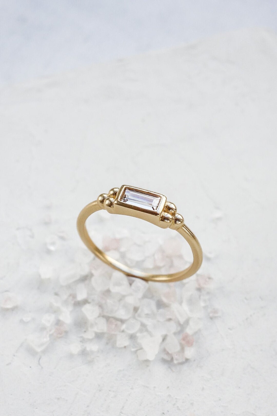 Tres Ring, Element Ring, Zirconia Stones - Etsy