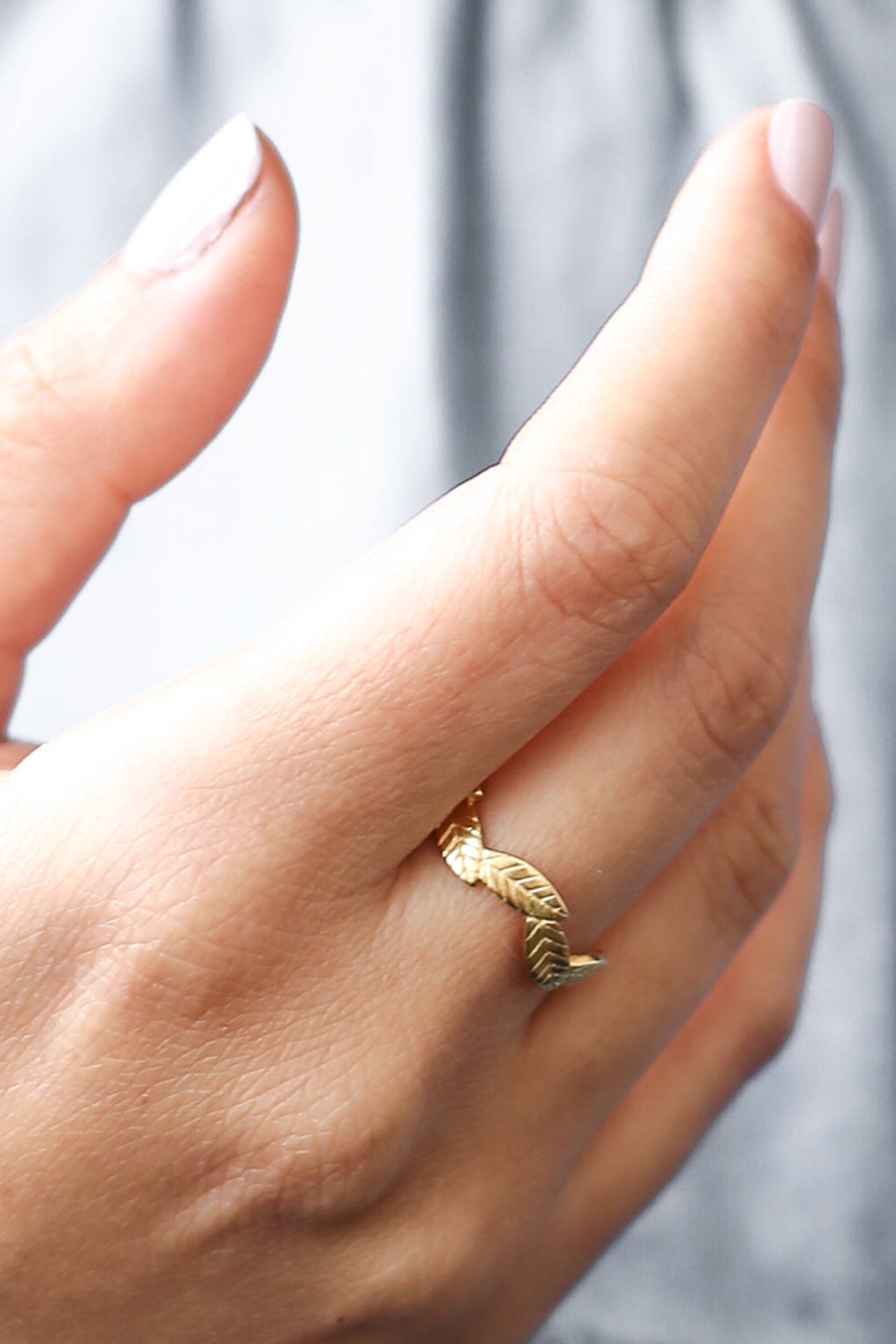 Solid Gold Ivy Ring Solid Gold Rings Engagement Rings - Etsy
