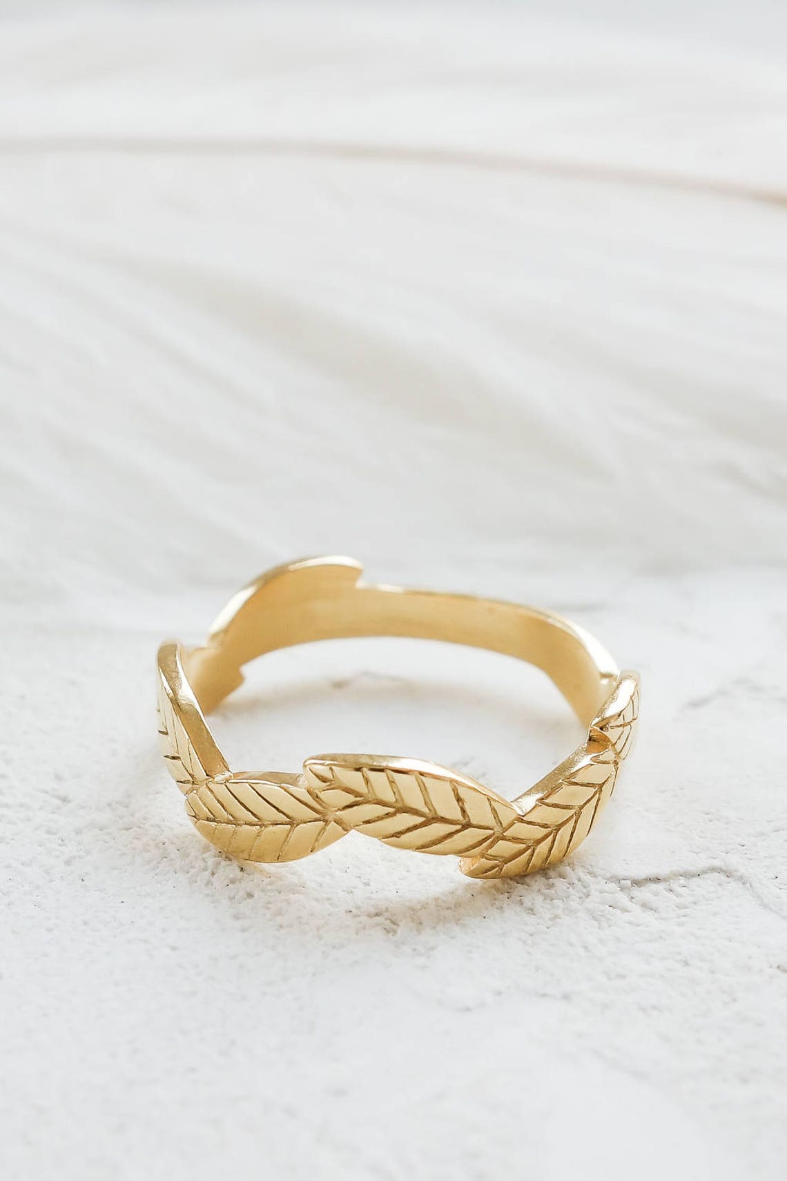 Solid Gold Ivy Ring Solid Gold Rings Engagement Rings - Etsy