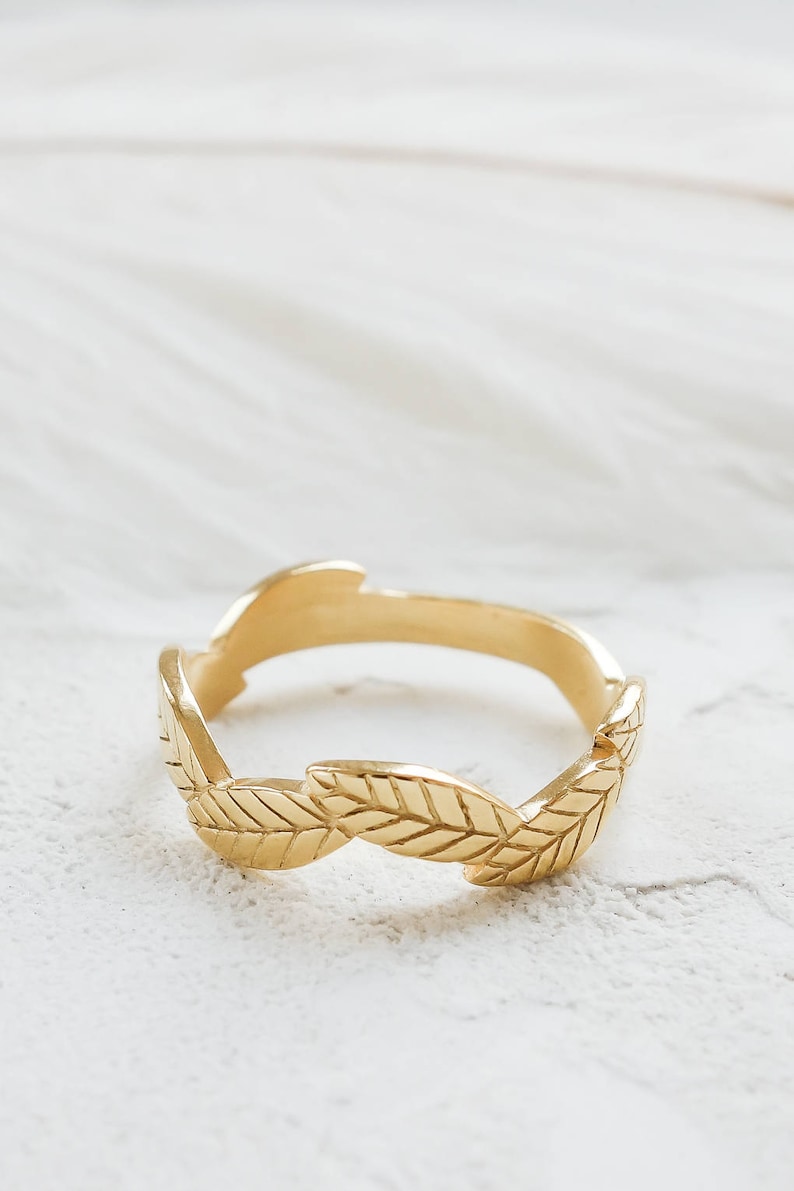 Solid Gold Ivy Ring Solid Gold Rings Engagement Rings - Etsy