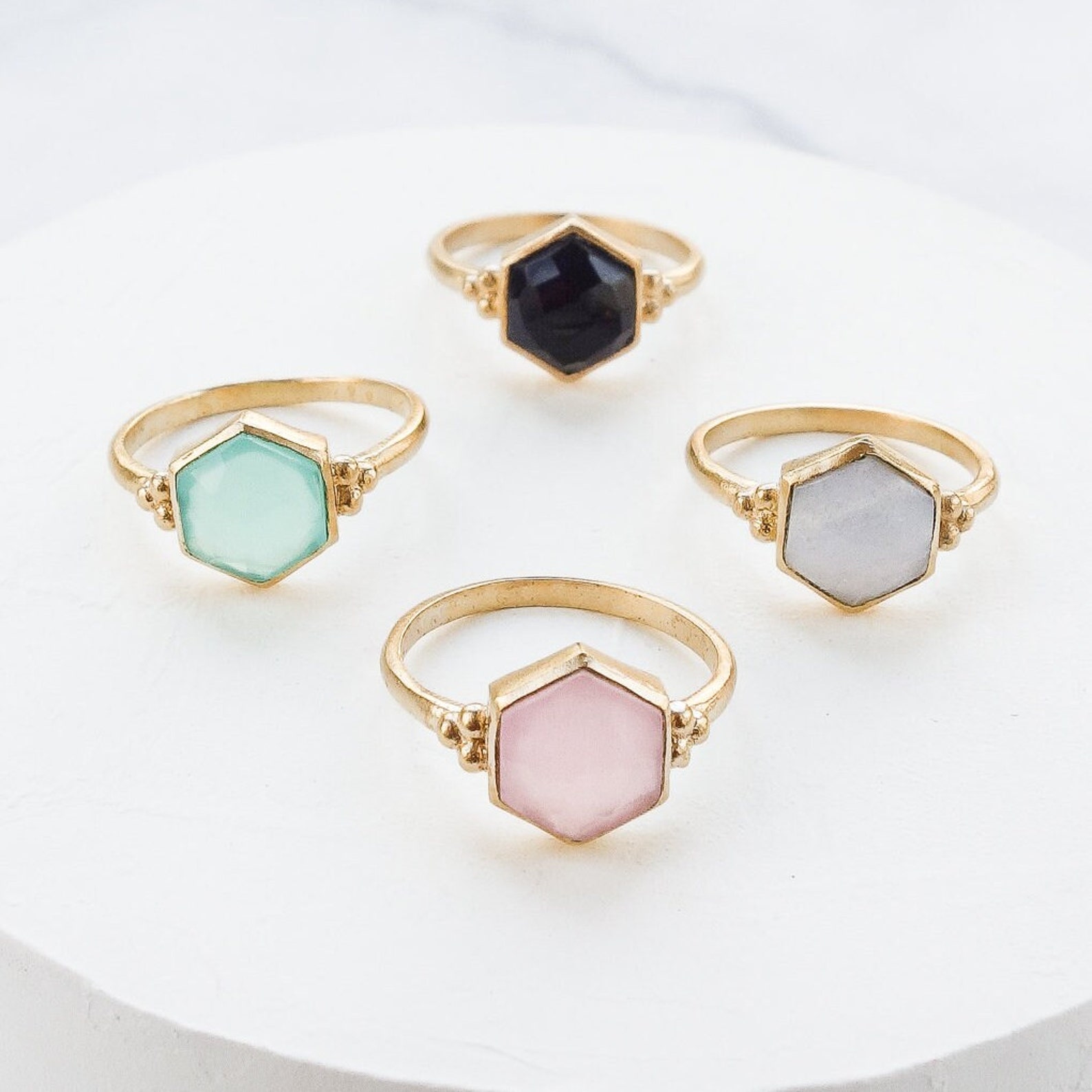 Charlotte Ring Semi Stone Ring Element Ring Stackable Ring | Etsy