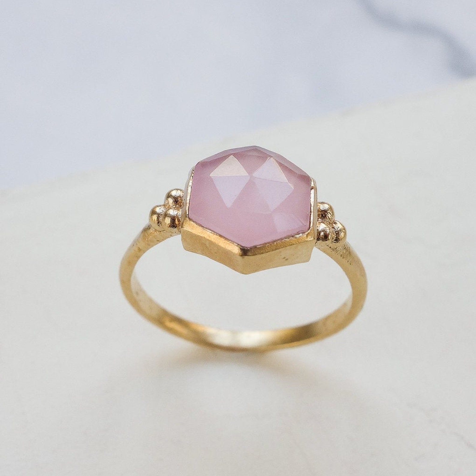 Charlotte Ring Semi Stone Ring Element Ring Stackable Ring | Etsy