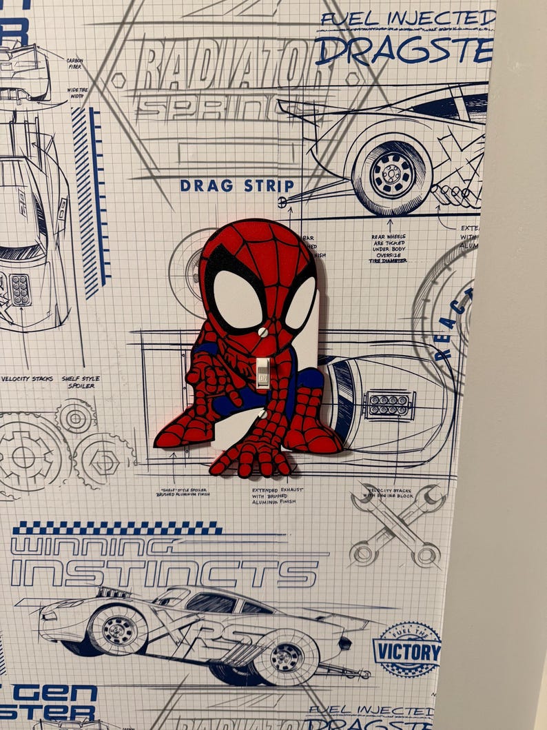 Spidey and His Amazing Friends Light Switch Plate - Etsy