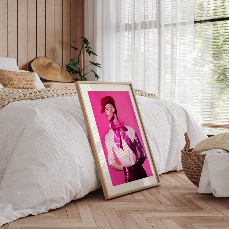 Ribbon and Resilience Queer Art Print | LGBTQ+ Empowerment Artwork ...