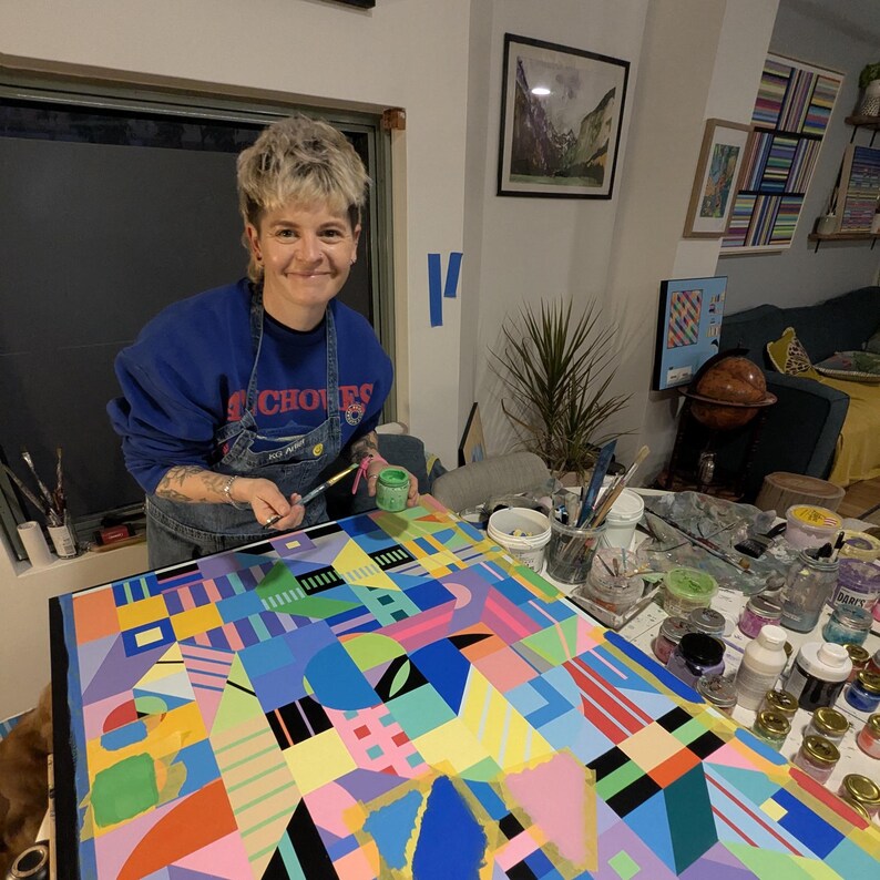 Pride Lines (2025) by Kate Galea | LGBTQ+ Art | Lesbian Artist | Gay ...