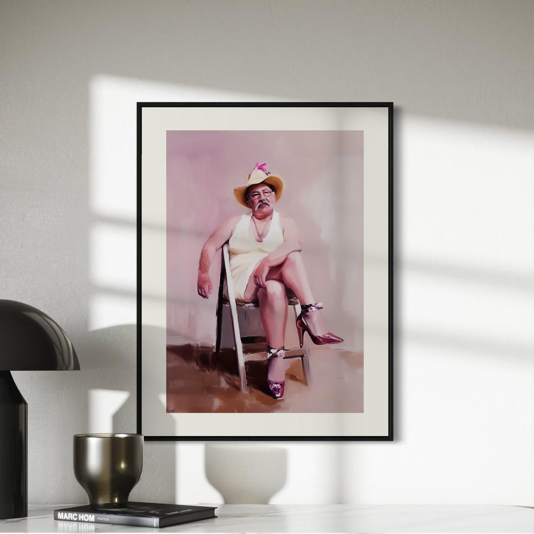 Ladies Who Lunch – John | Non-binary Art Print (1 of 3) | Gender Non ...