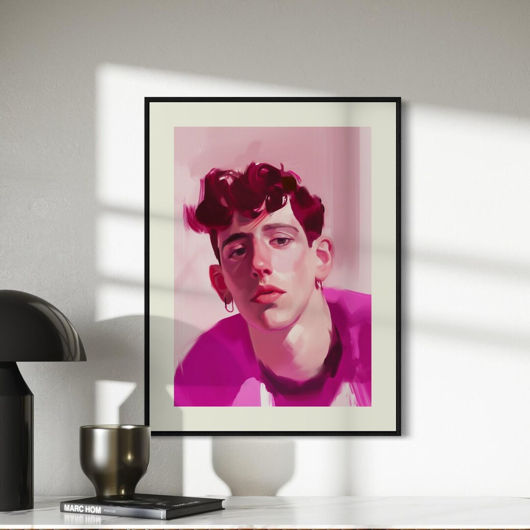 Pink Reflection Trans & Non-binary Pride Art Print - LGBTQ Inclusive ...