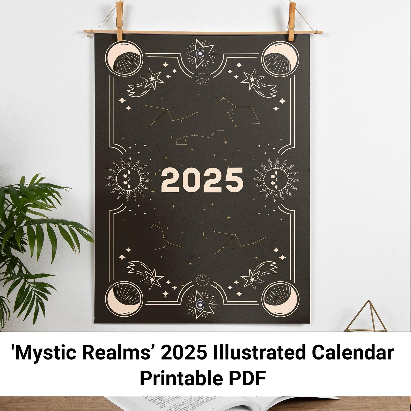 2025 Calendar - Mystic Realms 2025 Illustrated Calendar, Starting With ...