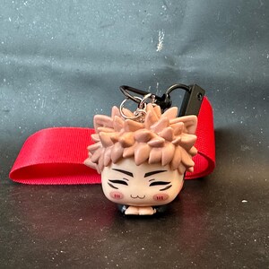 Anime Jujutsu Kaisen Keychain With Key Ring Holder - Etsy