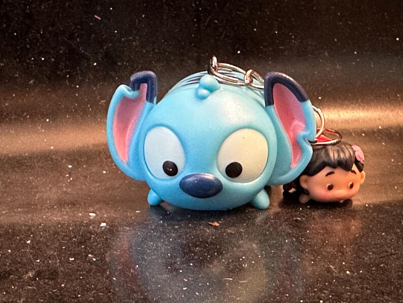 Stitch & Lilo Keychain - Etsy