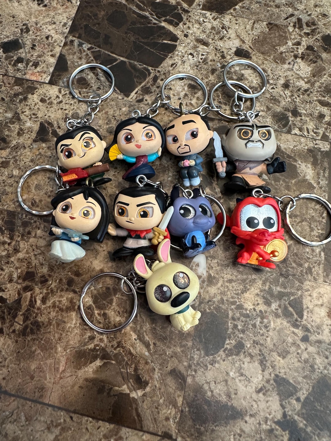 Fanmade Mulan Keychain Set - Etsy