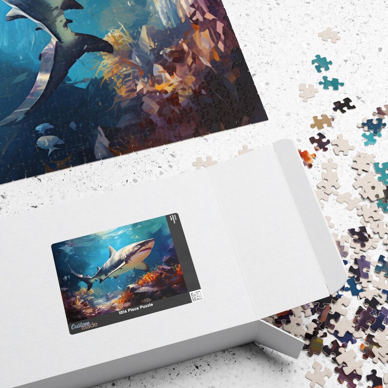 Shark Conservation Awareness Marine Sea Biology 1014 Piece Jigsaw ...