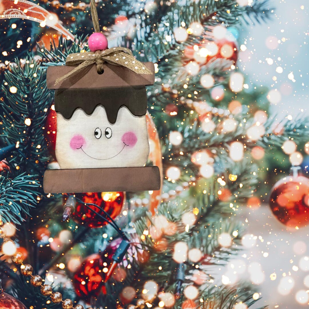 Hand Painted Smore Layered Christmas Ornament| Christmas Ornaments ...