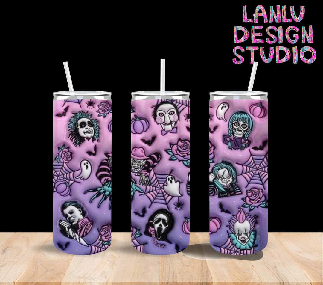 Horror Movie Tumbler Sublimation Design | Halloween Devils Rejects 20oz ...
