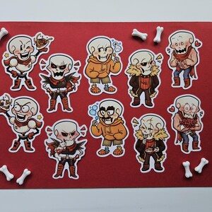 Papyrus Undertale AU 3" Stickers - Etsy
