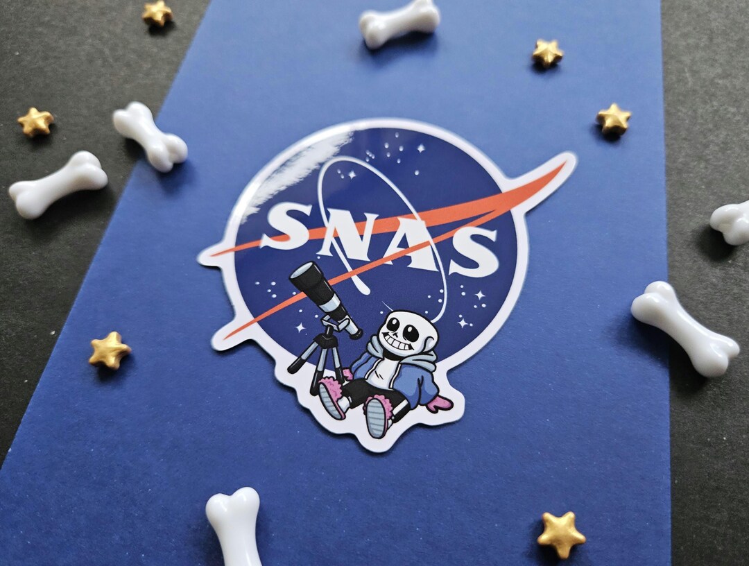 SNAS Undertale Sticker (sans NASA) - Etsy