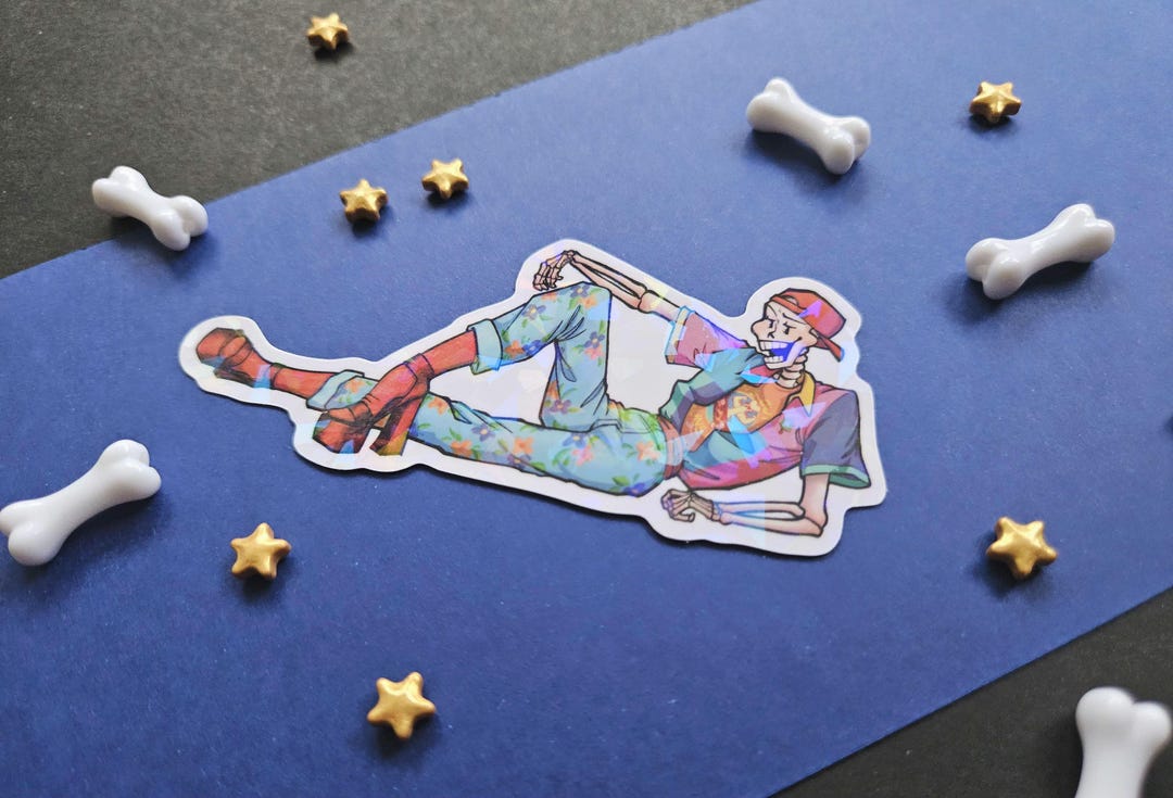 Fashion Exclamation Papyrus - Undertale Holographic Sticker - Etsy