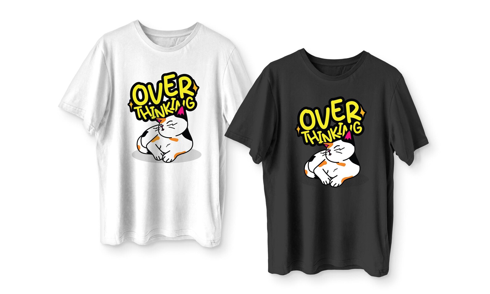 The Cat is Overthinking. - Etsy