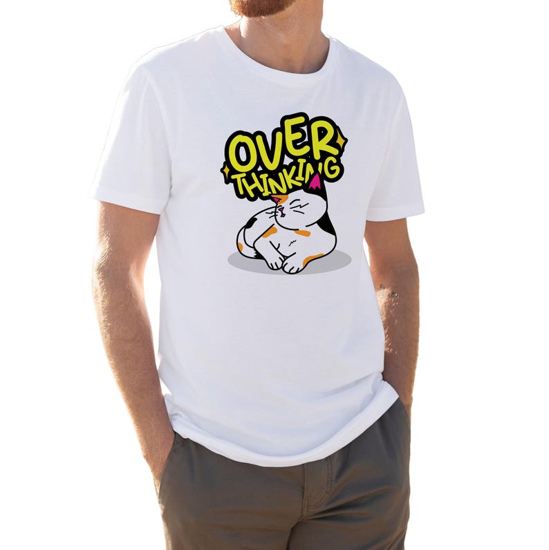 The Cat is Overthinking. - Etsy