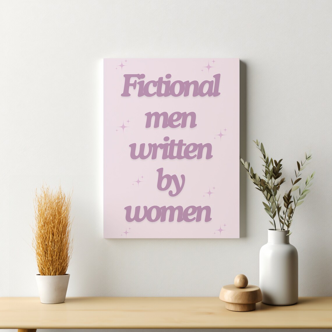 Fictional Men Written by Women Print | Bookish Print - Etsy