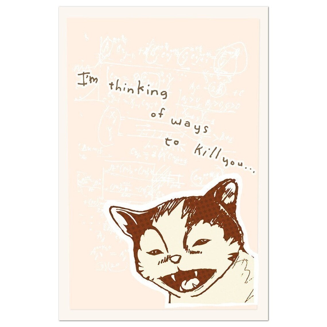 Kill You Postcard 4 X 6 - Etsy