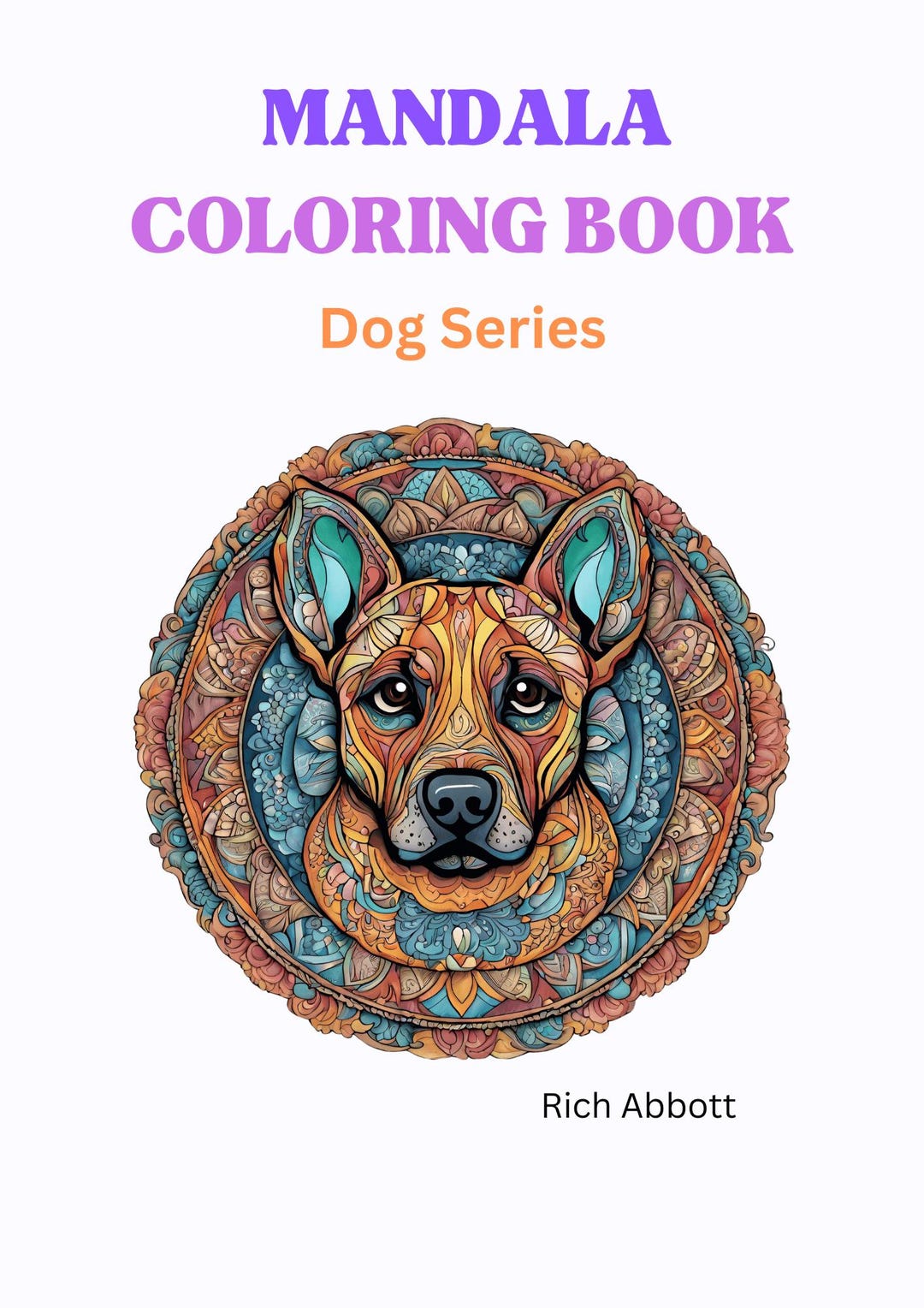 Mandalas Dog Coloring Book - Etsy