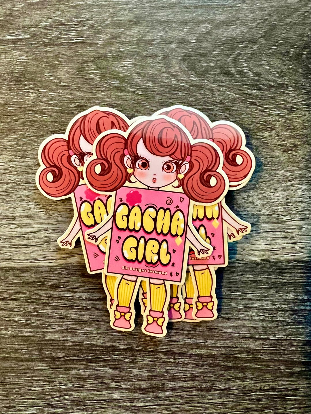 Gacha Girl Sticker | Die Cut Glossy Vinyl, Scrapbooking - Etsy
