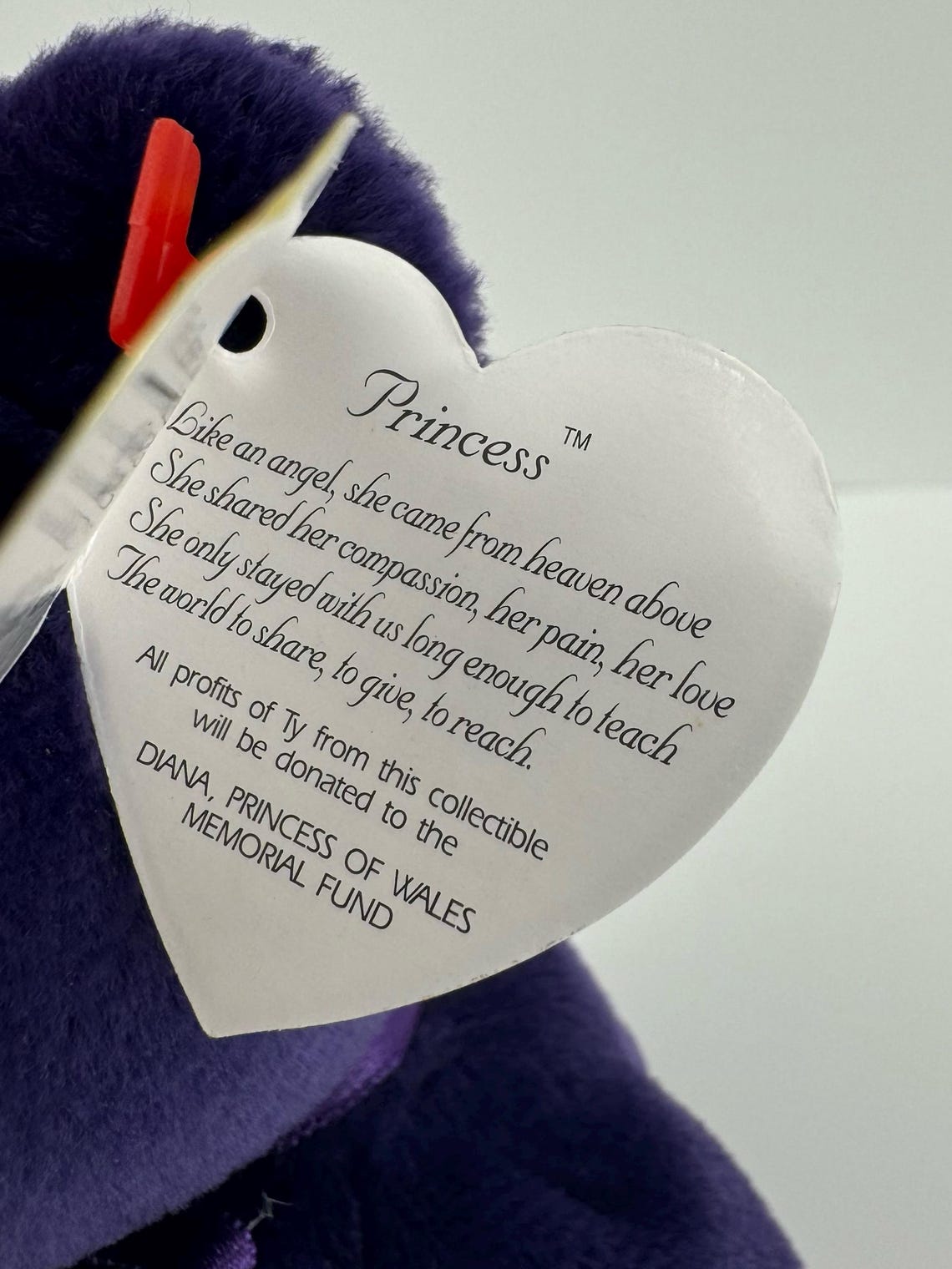 Authentic Princess Diana Beanie Baby (rare) - Etsy