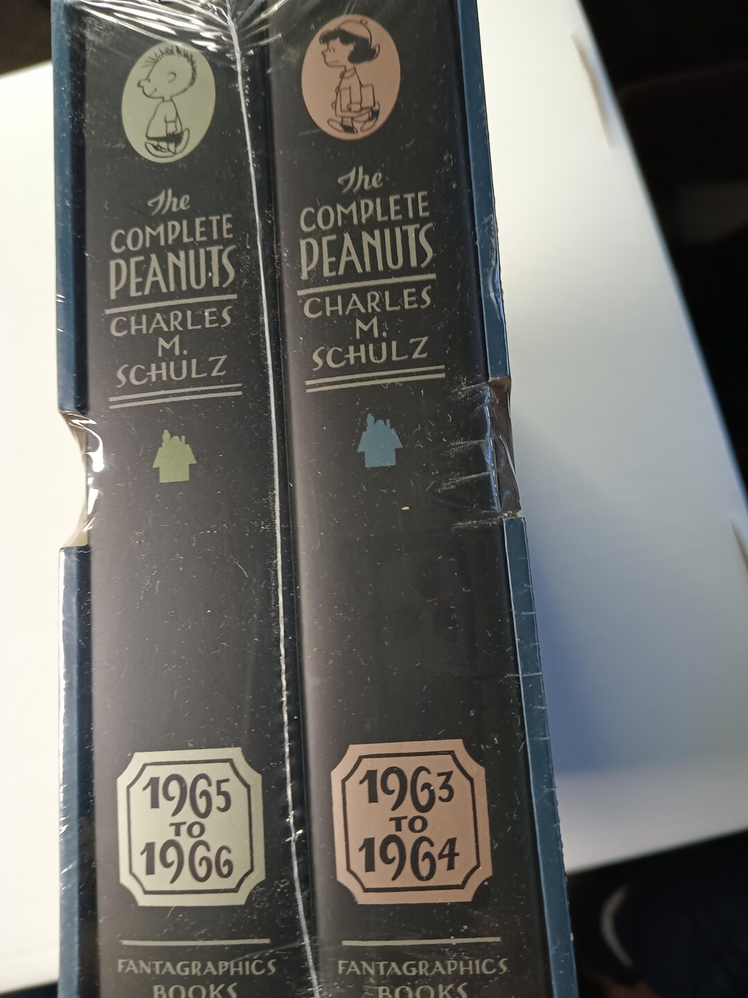 The Complete Peanuts 1963-1964 and 1965-1966 (2) Books by M. Schulz ...