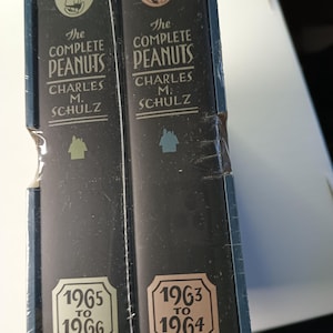 The Complete Peanuts 1963-1964 and 1965-1966 (2) Books by M. Schulz ...