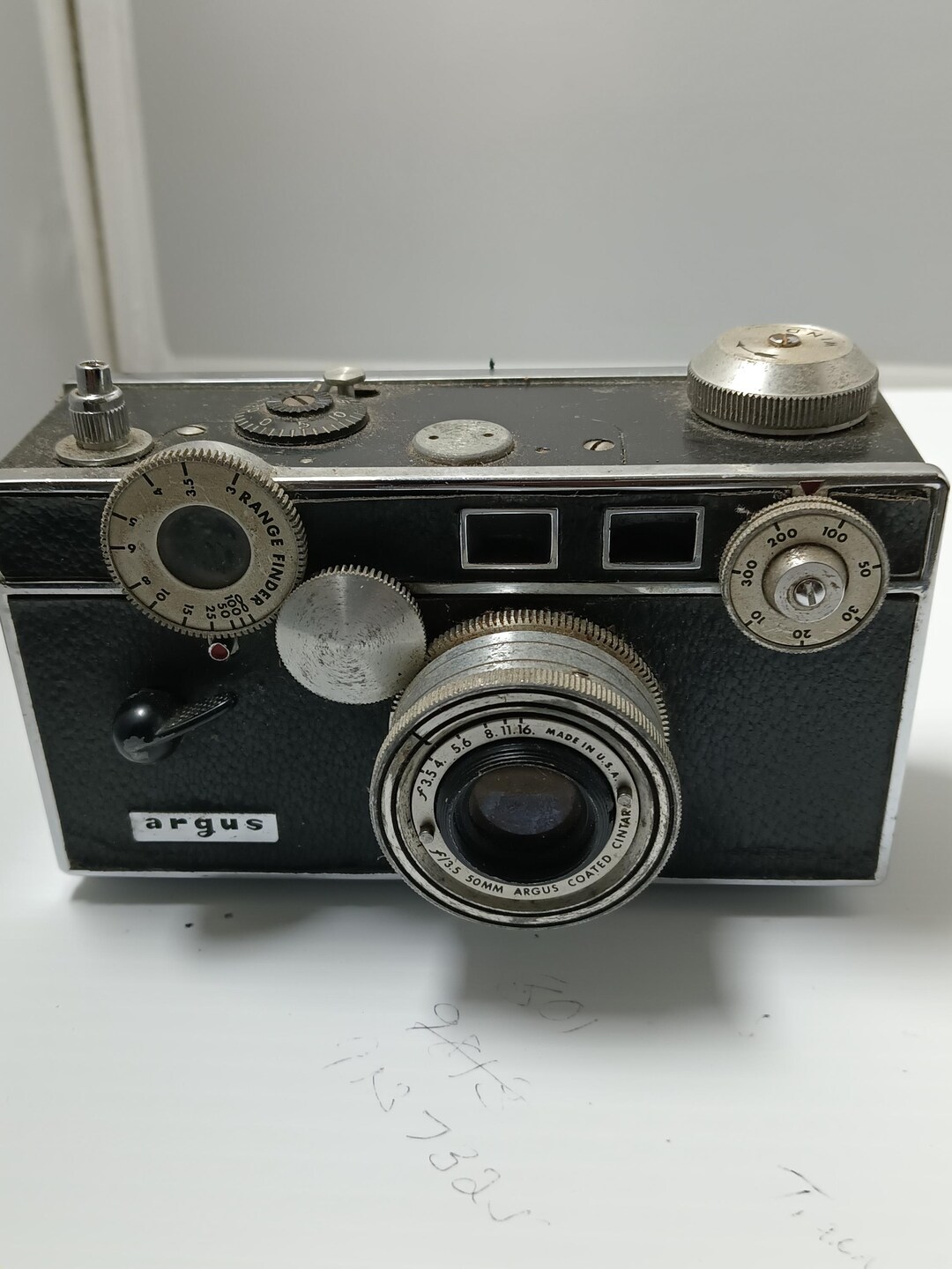 Vintage Argus Camera With Case C3 35mm Rangefinder With 50mm F/3.5 ...