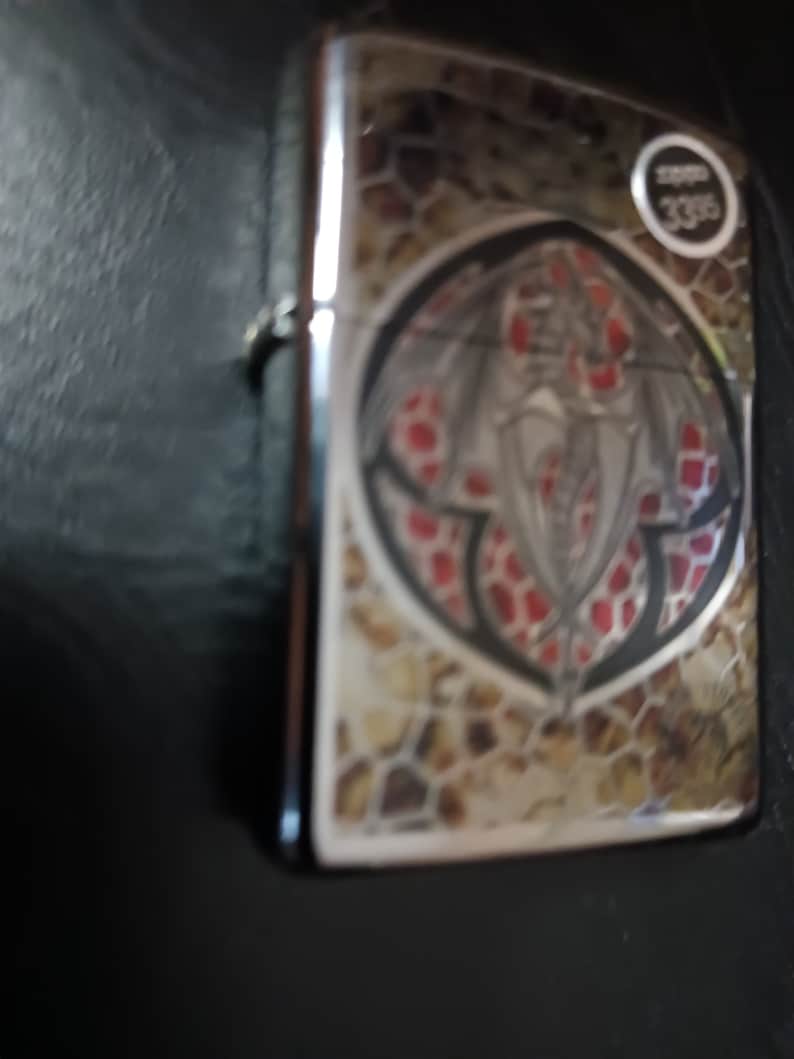 Zippo Lighter Gothic Dragon Design (unused) - Etsy