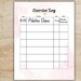 Printable & Digital Exercise Log Fitness Journal Tracker Workout ...