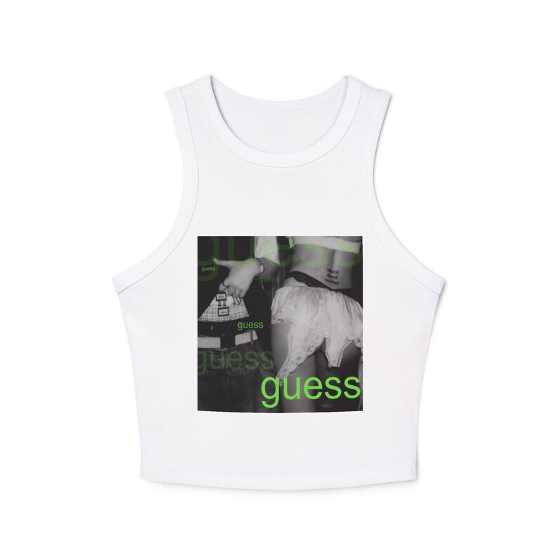 Guess Charli XCX, Billie Eilish Women's Racer Tank Top, Brat Summer ...
