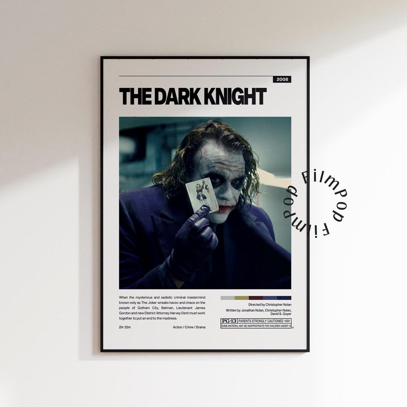 The Dark Knight Posters - Etsy