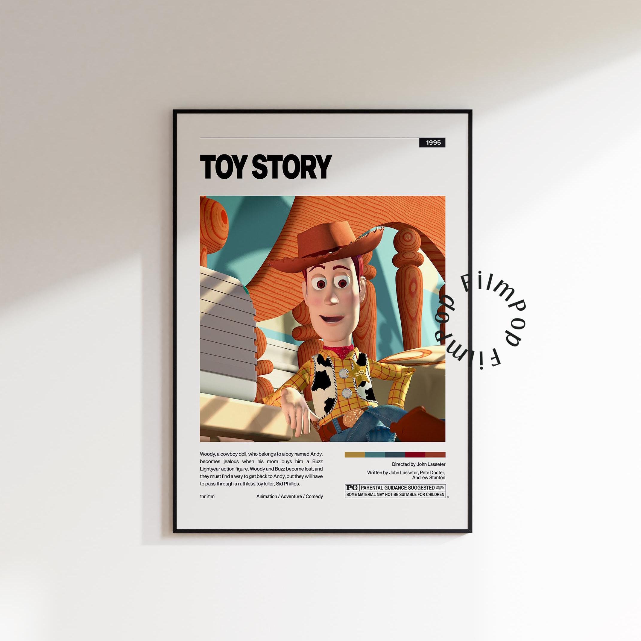 Toy Story | Retro Film Poster | Movie Poster | Wall Art | Home Decor ...