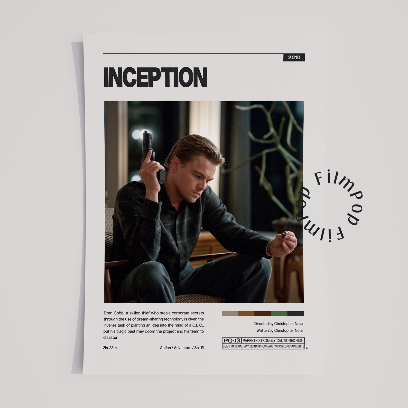 Inception | Retro Film Poster | Movie Poster | Wall Art | Home Decor ...