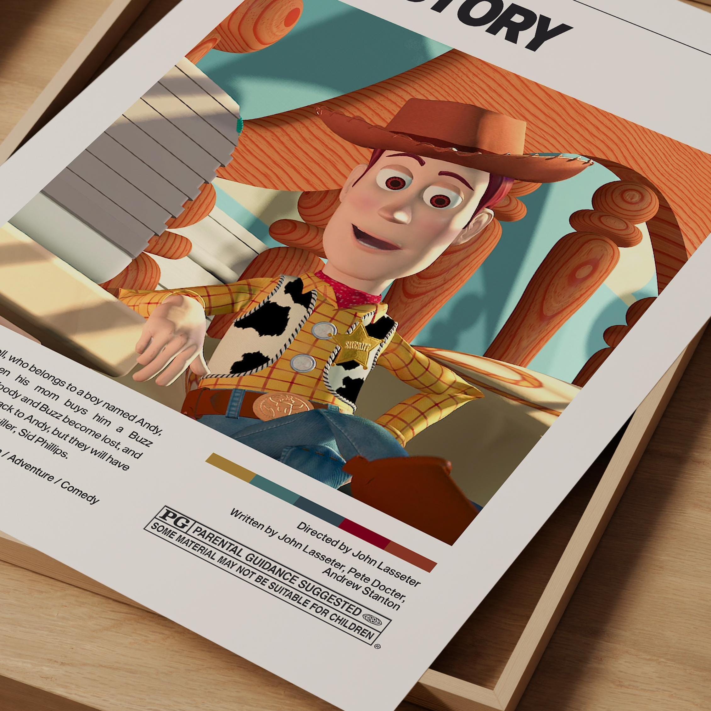 Toy Story | Retro Film Poster | Movie Poster | Wall Art | Home Decor ...