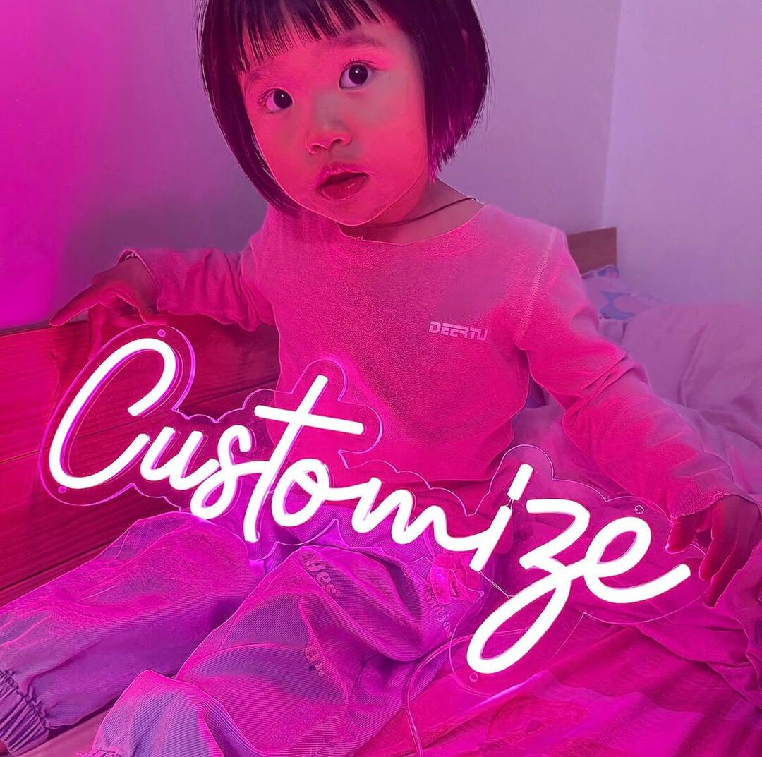 Custom Kids Name Neon Sign, LED Neon Light Sign, Home Wall & Room Decor ...