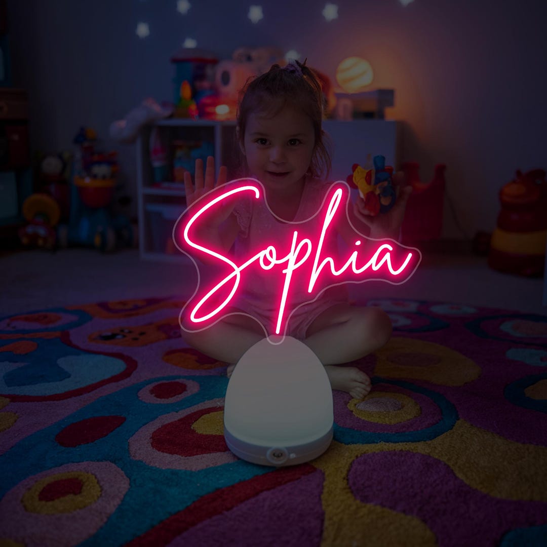 Custom Name Neon Sign, Personalized Neon Sign, Neon Sign Bedroom, Neon ...