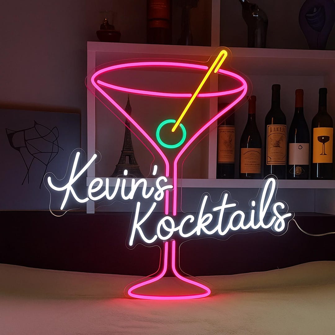 Personalized Bar Sign, Custom Home Bar Sign Decor, Bar Club Sign, Bar ...