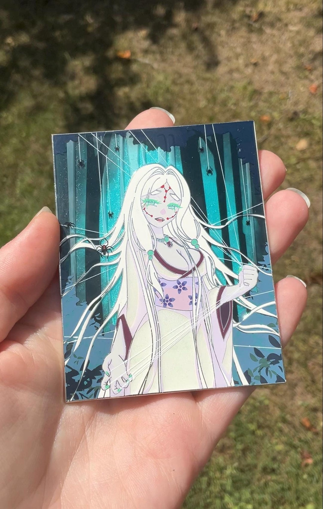 Spider Mom Demon Slayer Fantasy Pin - Etsy