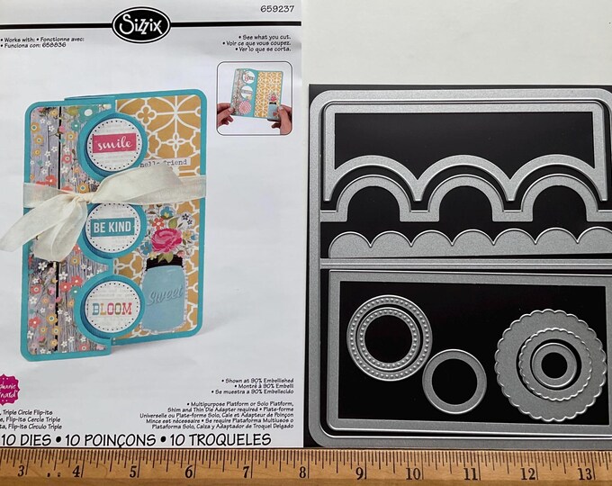 MARKED DOWN! Sizzix/stephanie Barnard Rare Large 3D Card Die Set - Etsy
